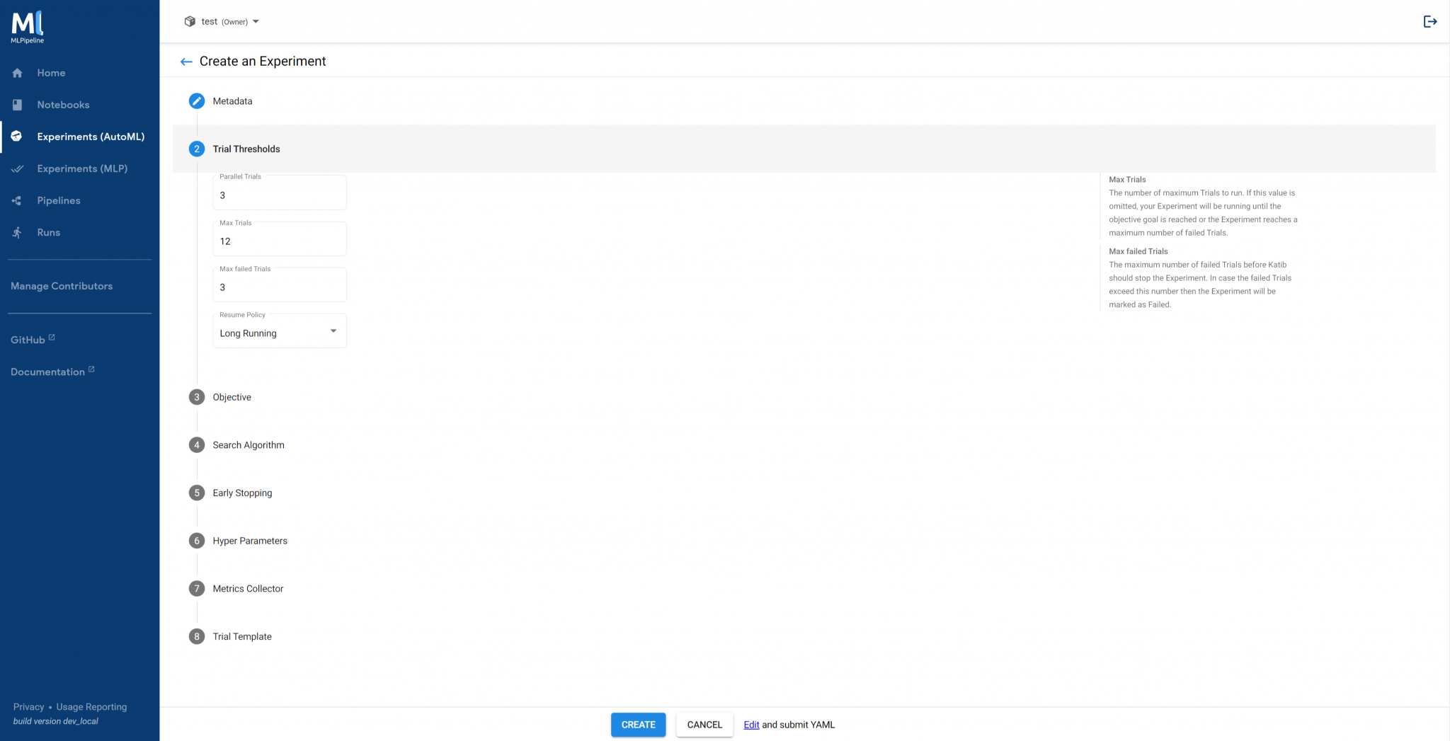 Service – DEVSTACK